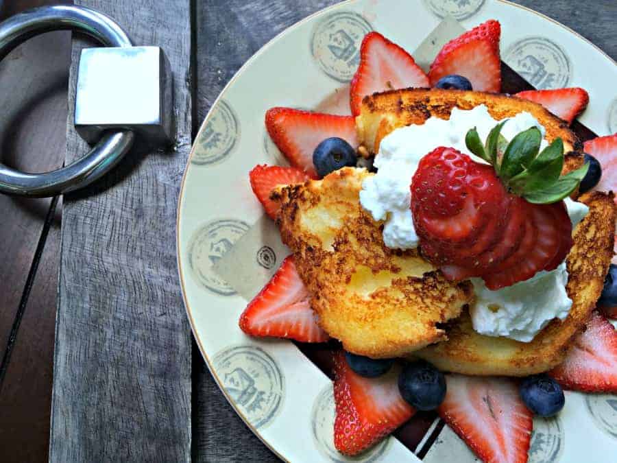 Toasted Angel Food Cake