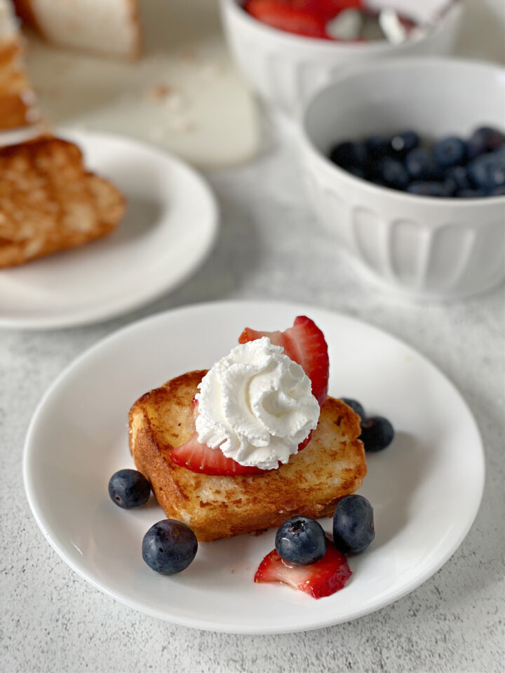 Toasted Angel Food Cake