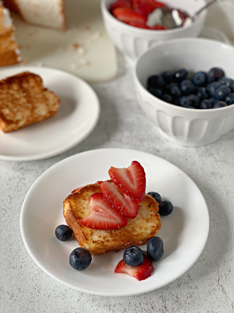 Toasted Angel Food Cake