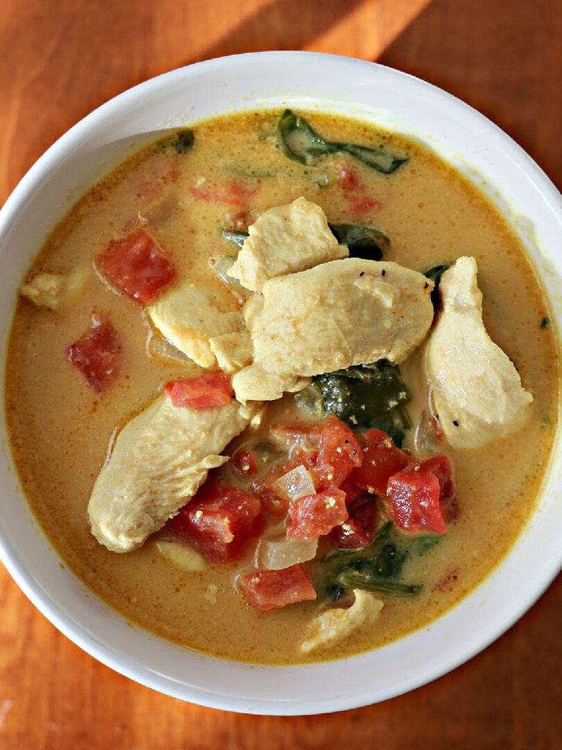 Keto Chicken Curry - Southern Kissed