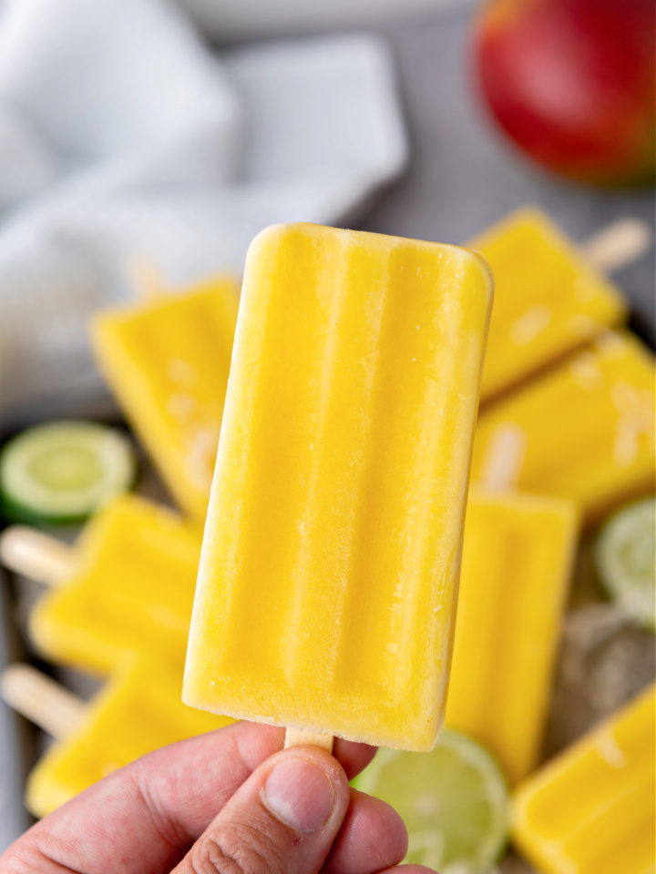 Refreshing Homemade Mango Popsicles - Southern Kissed