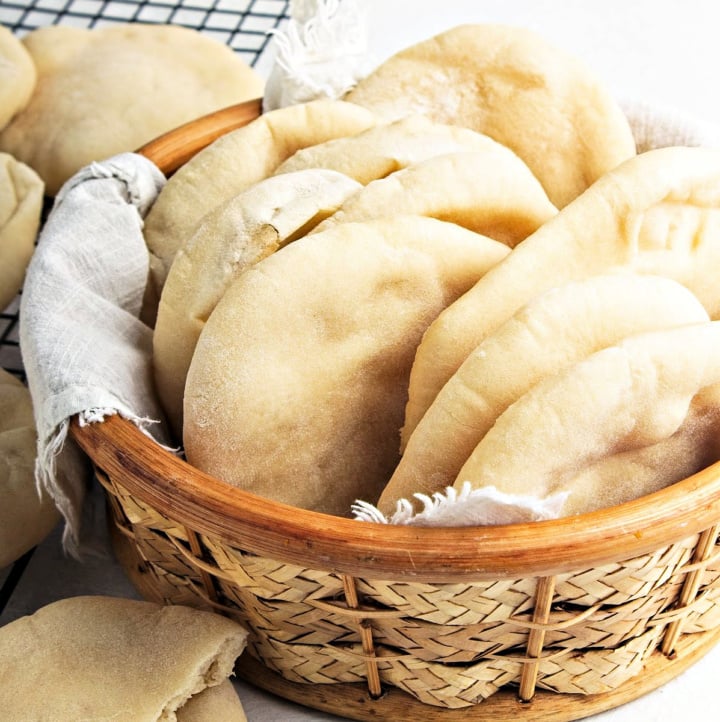 Mini Pita Bread Recipe - Southern Kissed