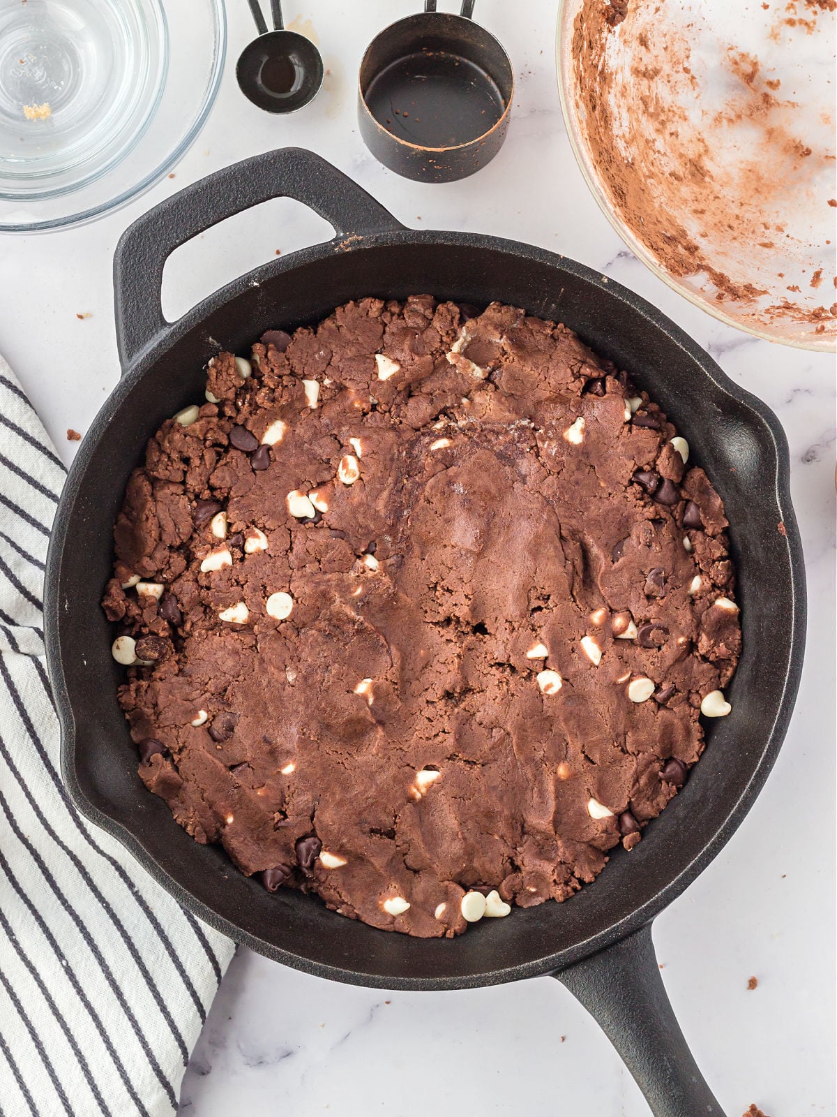 Chocolate Pizookie in a Skillet - Southern Kissed