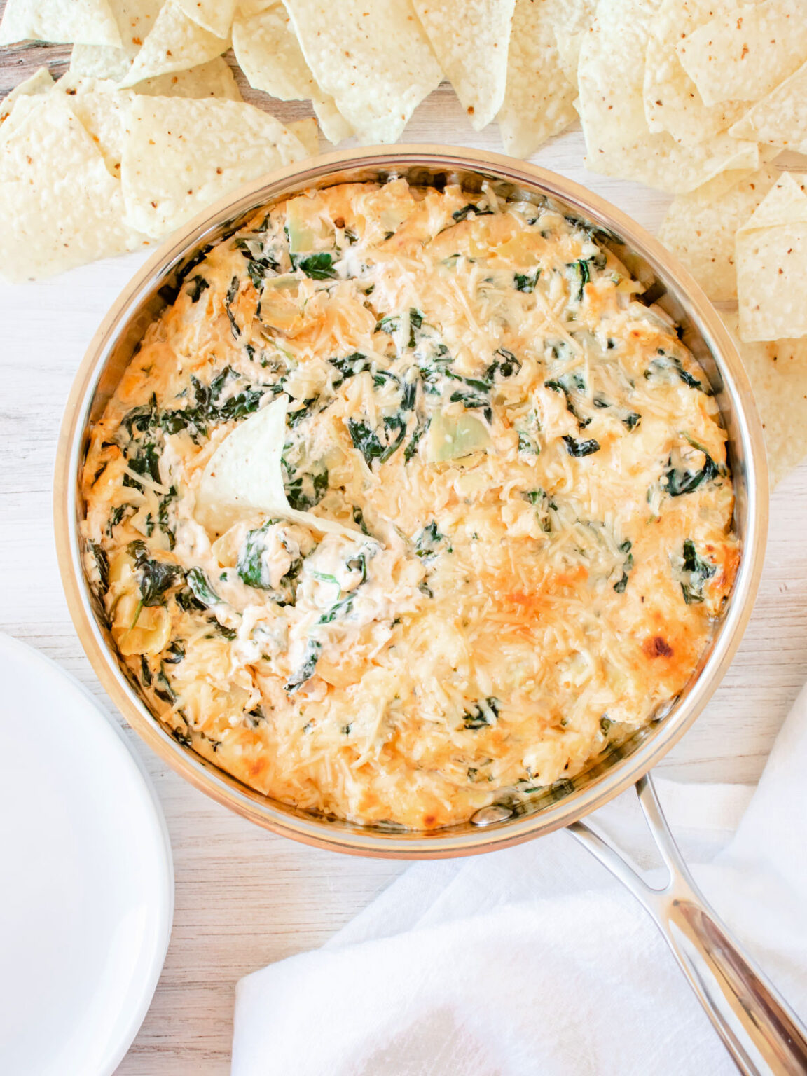 Easy Baked Spinach Dip - Southern Kissed
