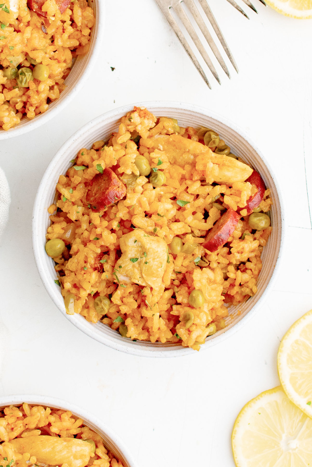 Easy One-Pan Chicken Paella - Southern Kissed