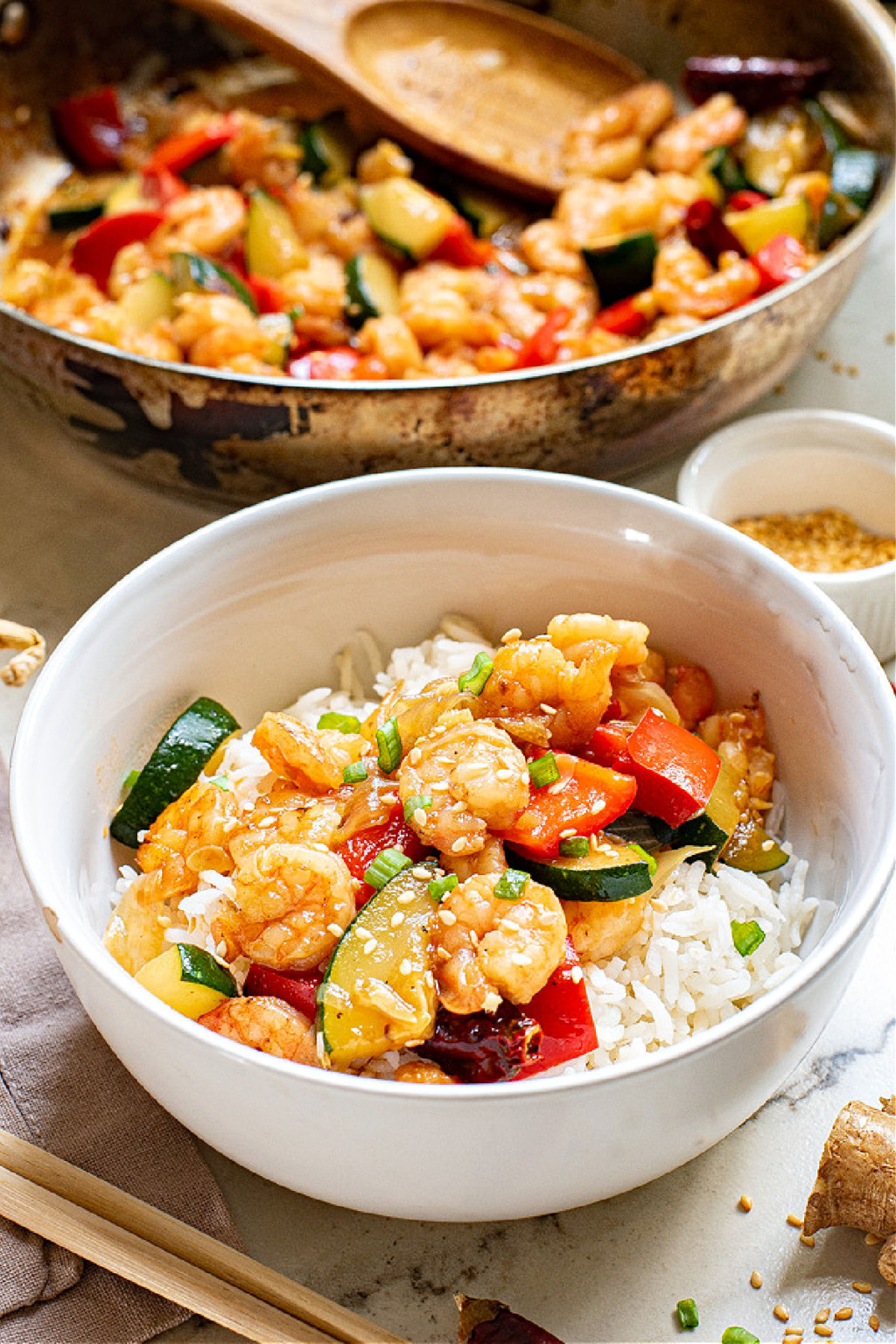 Kung Pao Shrimp Recipe - Southern Kissed