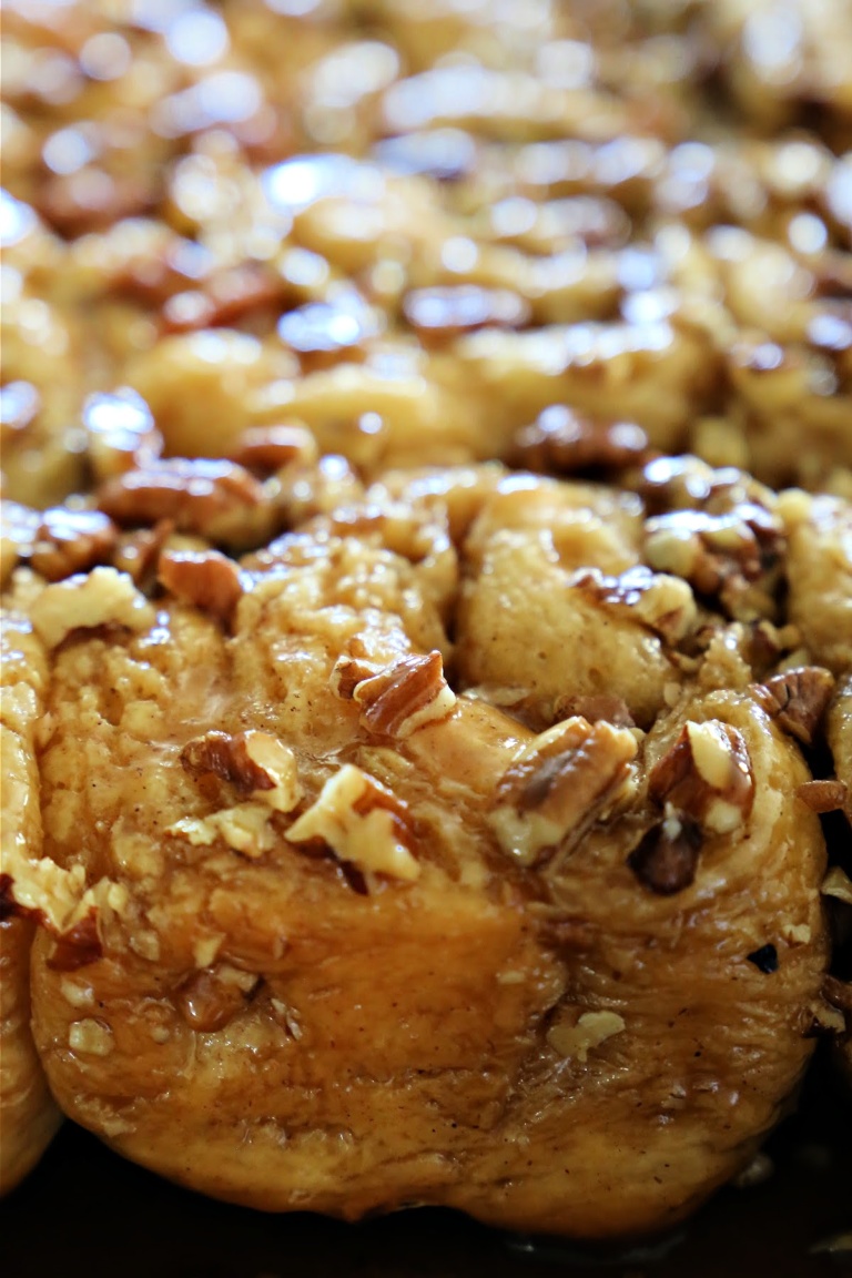 Caramel Sticky Buns - Southern Kissed