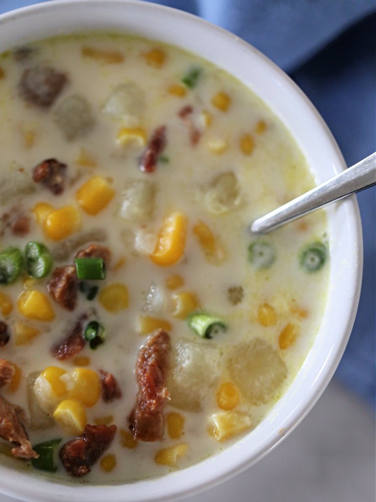 Potato and Corn Chowder - Southern Kissed