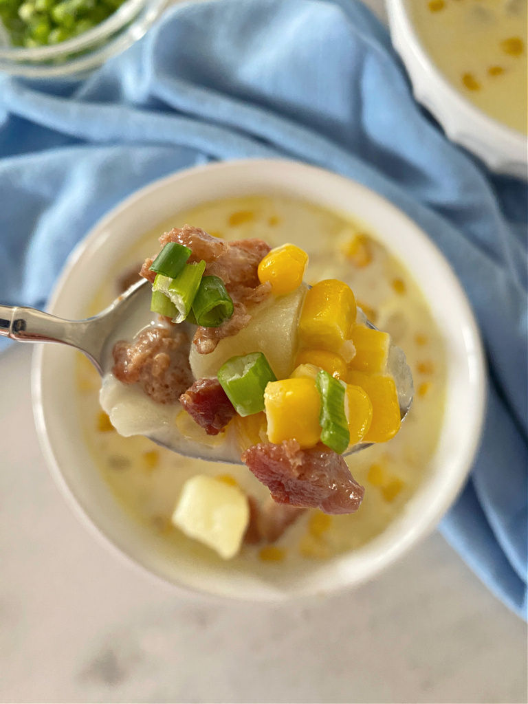 Potato and Corn Chowder - Southern Kissed