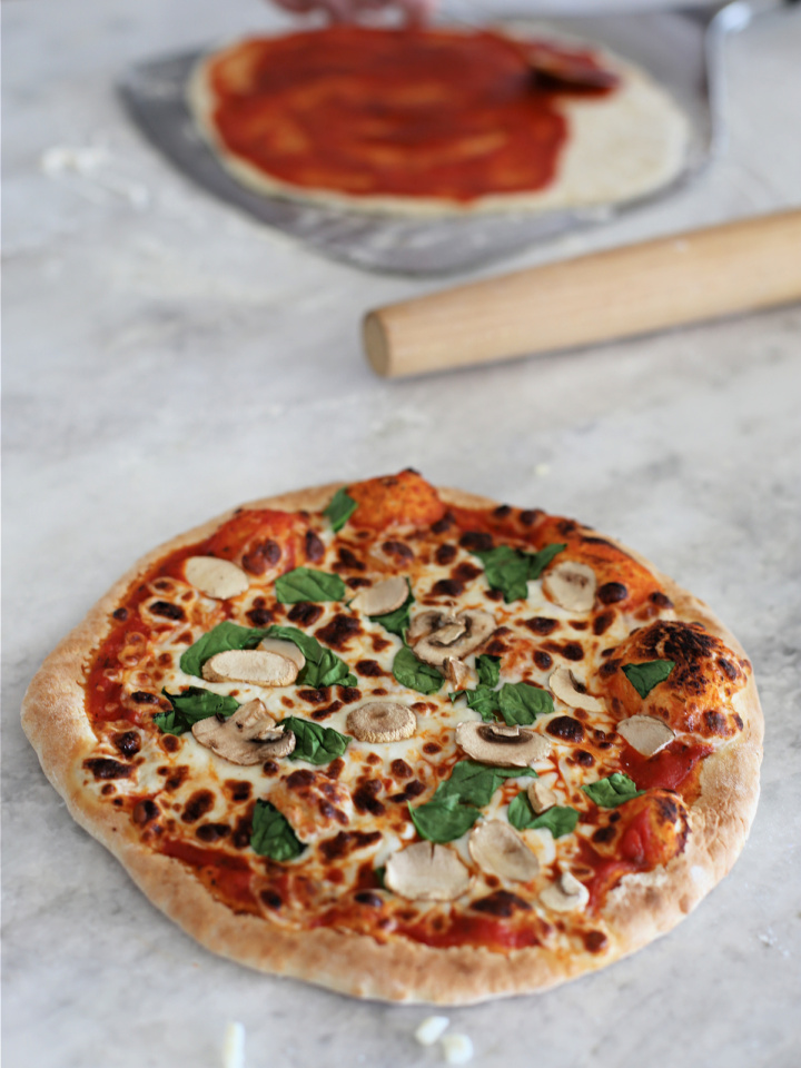 Baking Pizza In an Outdoor Pizza Oven - Southern Kissed