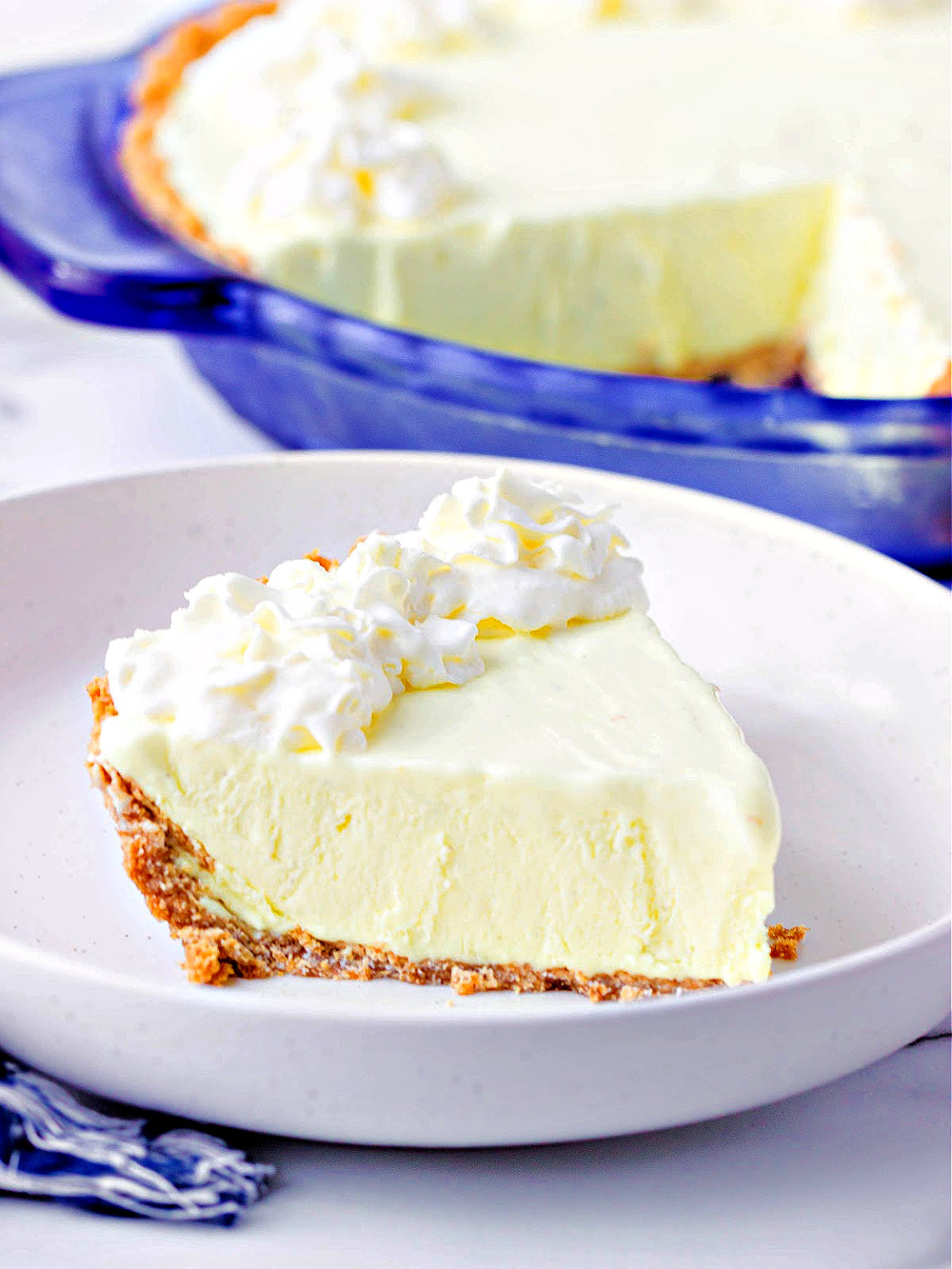 Frozen Lemonade Pie - Southern Kissed