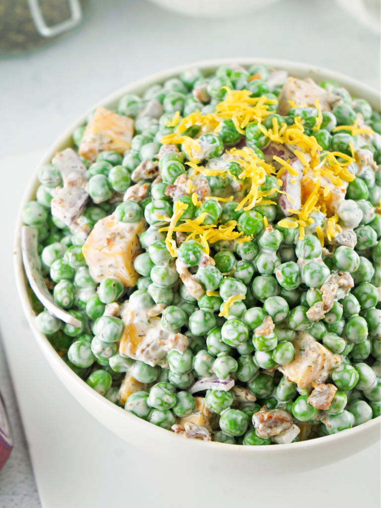 Classic Pea Salad Recipe - Southern Kissed