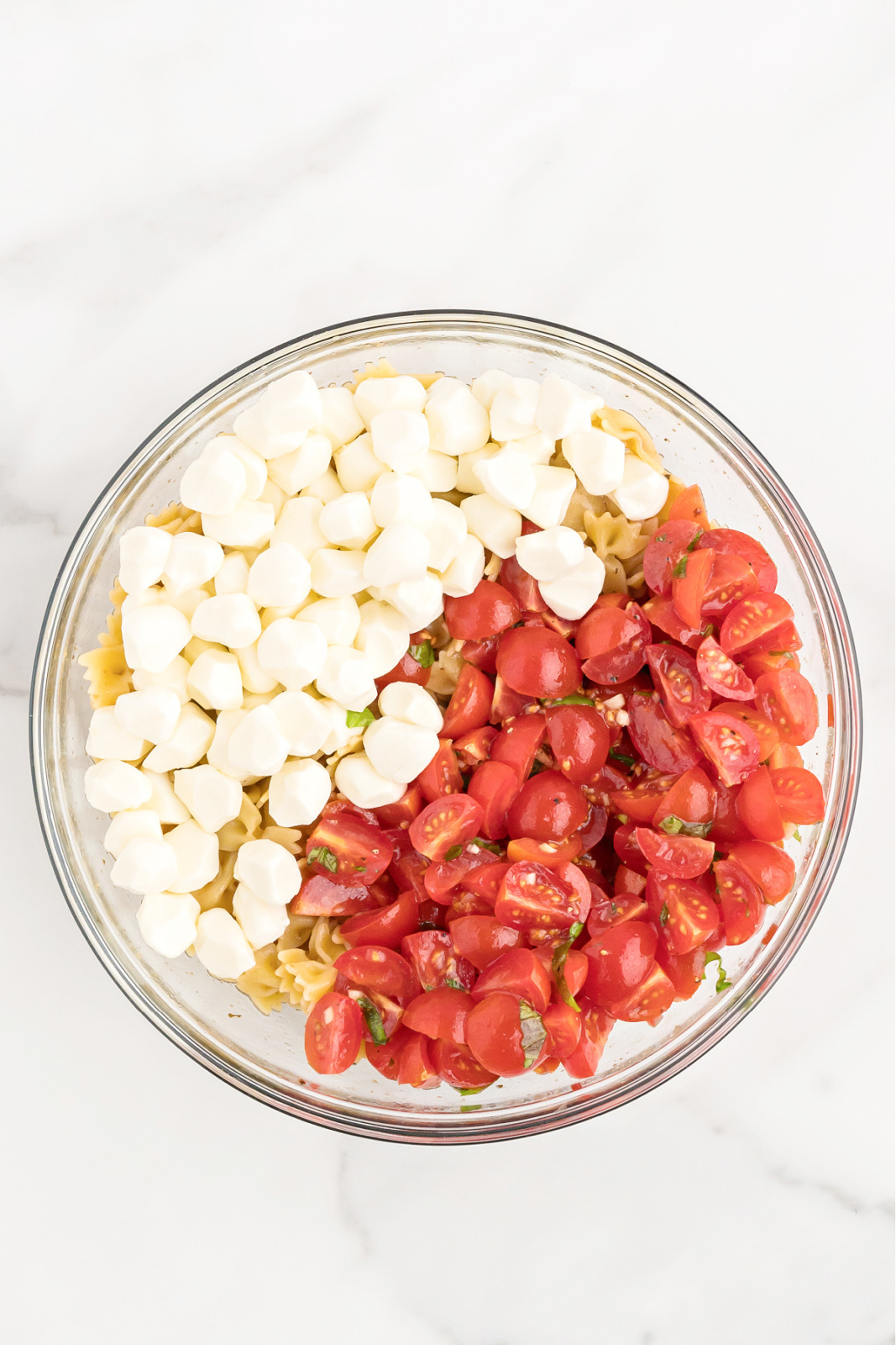 Easy Caprese Pasta Salad Recipe - Southern Kissed