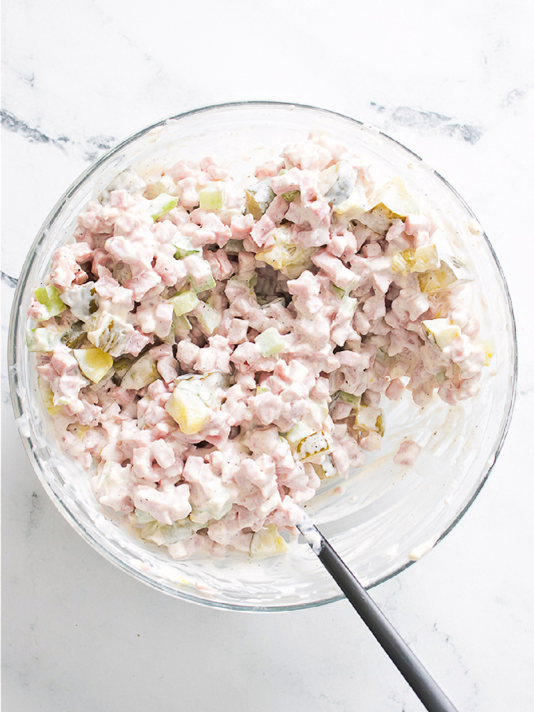 Easy Ham Salad Recipe - Southern Kissed