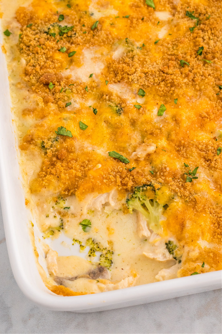 Easy Chicken Divan Recipe Made From Scratch - Southern Kissed