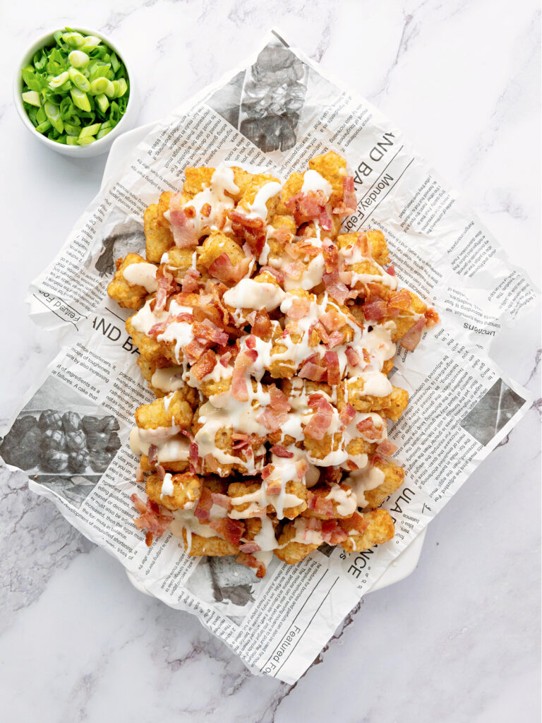 Loaded Tater Tots Recipe - Southern Kissed