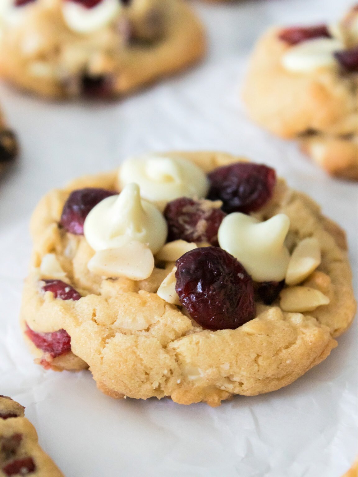 White Chocolate Cranberry Cookies Recipe - Southern Kissed
