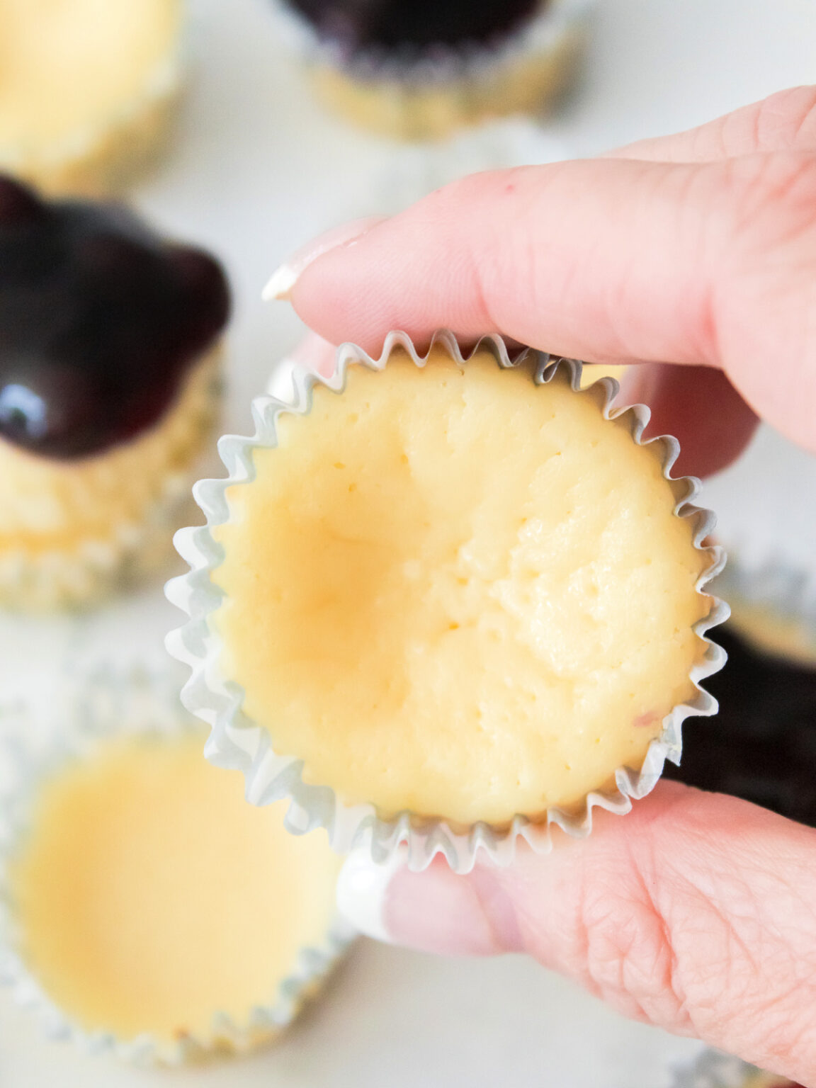 Crustless Cheesecake Bites Recipe - Southern Kissed