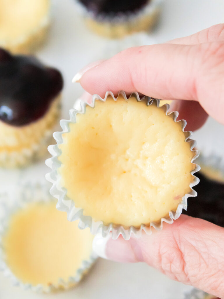 Crustless Cheesecake Bites Recipe - Southern Kissed