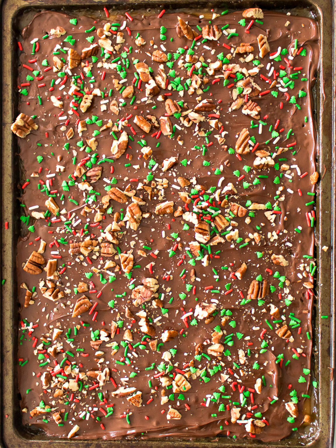 Easy Saltine Cracker Toffee - aka Christmas Crack - Southern Kissed