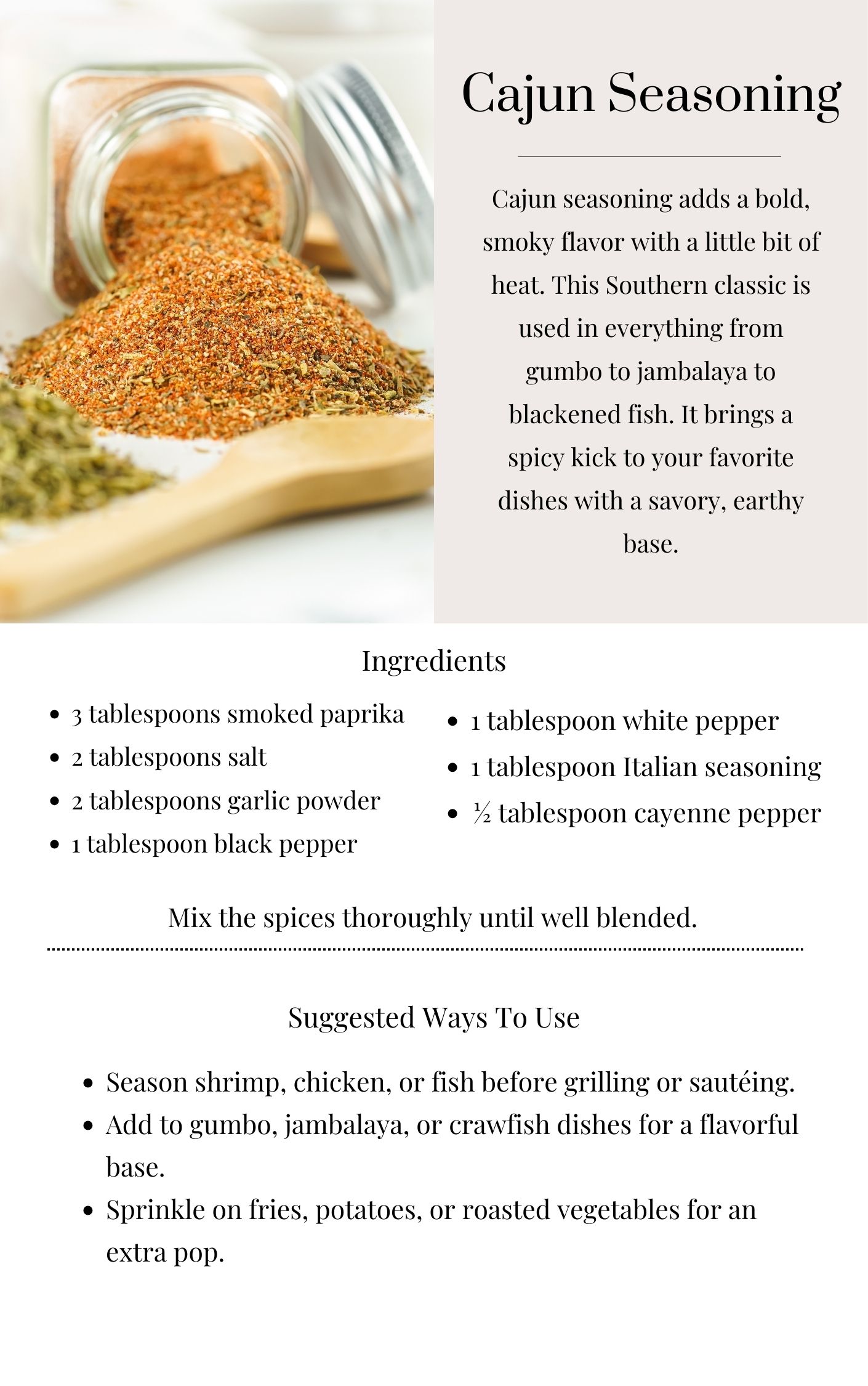 Free eBook! Craft Your Own Spice Blends - Southern Kissed