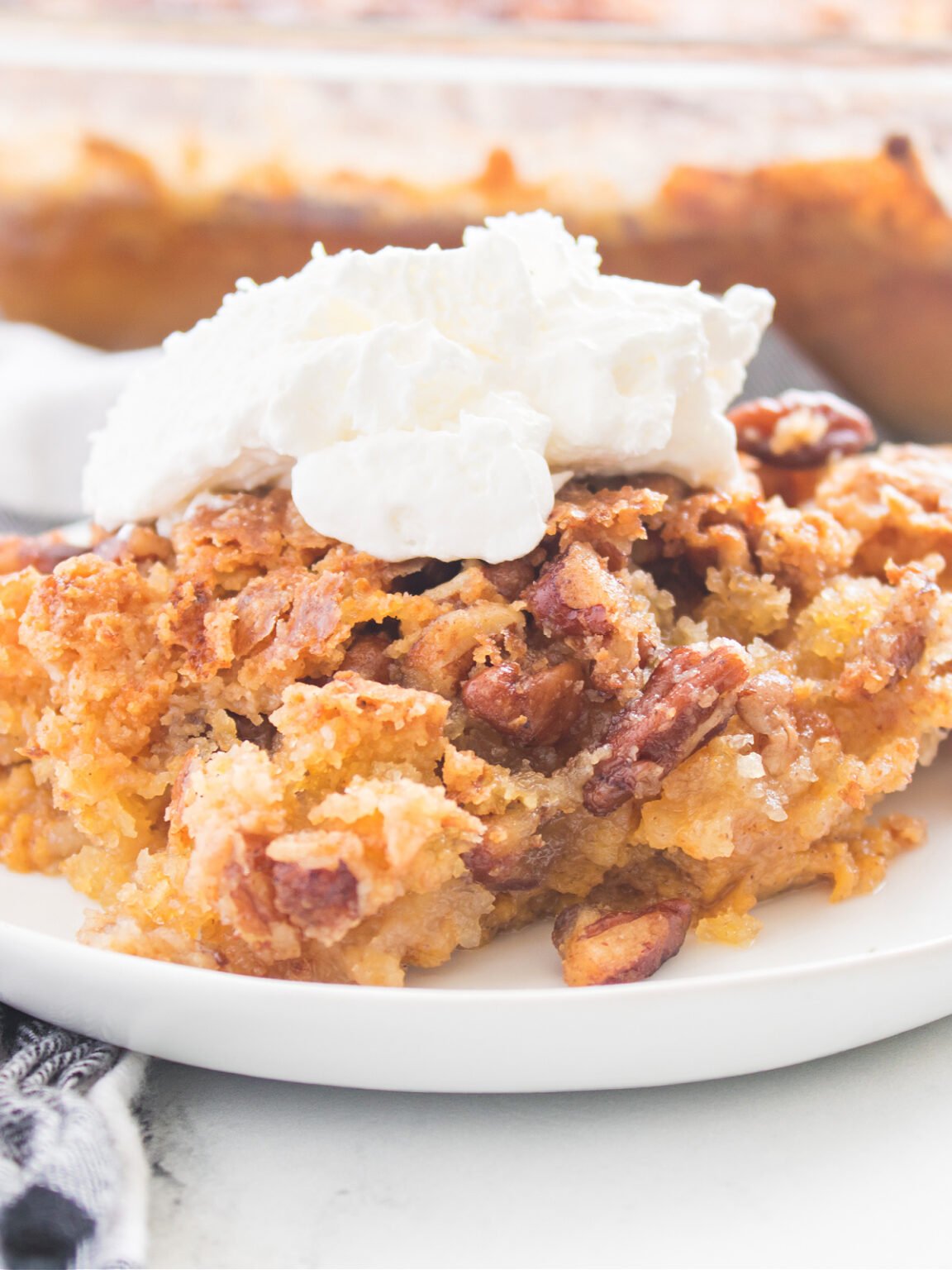 Pumpkin Crunch Cake (Easy Fall Dessert with Cake Mix) - Southern Kissed